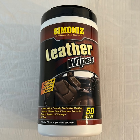 Simoniz | Other | Simoniz Leather Wipes Brand New | Poshmark